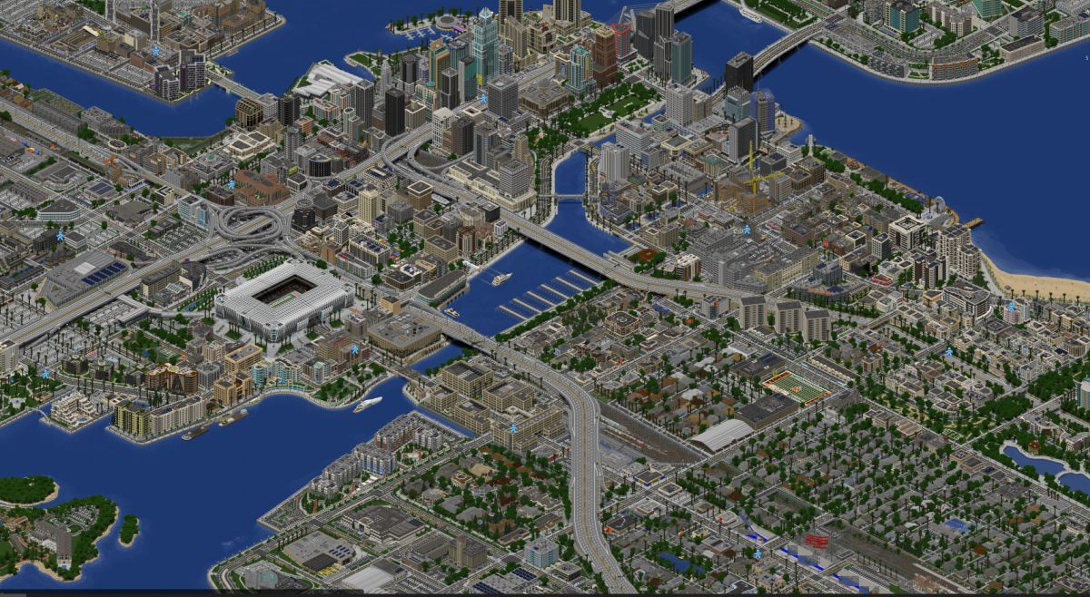 Google Earth convertito su Minecraft! - BehindReality.it Minecraft